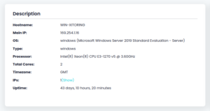 Windows Server Monitoring - Xitoring