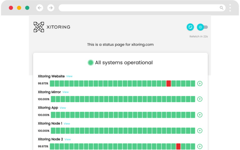 Server Monitoring and Uptime Monitoring - Xitoring